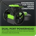 "Greenworks 60V Pro 22"" Cordless Lawn Weed Eater, Brushless Grass ...