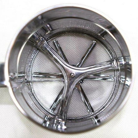 Flour Sieve Cup Stainless Steel Mesh Shaking Strainer with Handle Cake ...