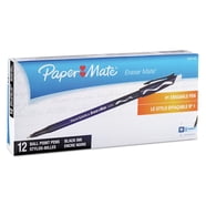Paper Mate EraserMate Erasable Pens, Ballpoint Pens, Medium Point (1 ...