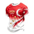 Boys Turkish Theme Graphic Print Short Sleeve T Shirt Casual Outdoor ...