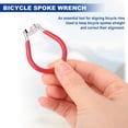 7 count Spoke Wrench Tool Kit, with 2 Tire Levers Portable Rim ...