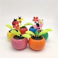 Solar Powered Dancing Flower Desk Toys, Set of 6, Warm Fuzzy, Assorted ...