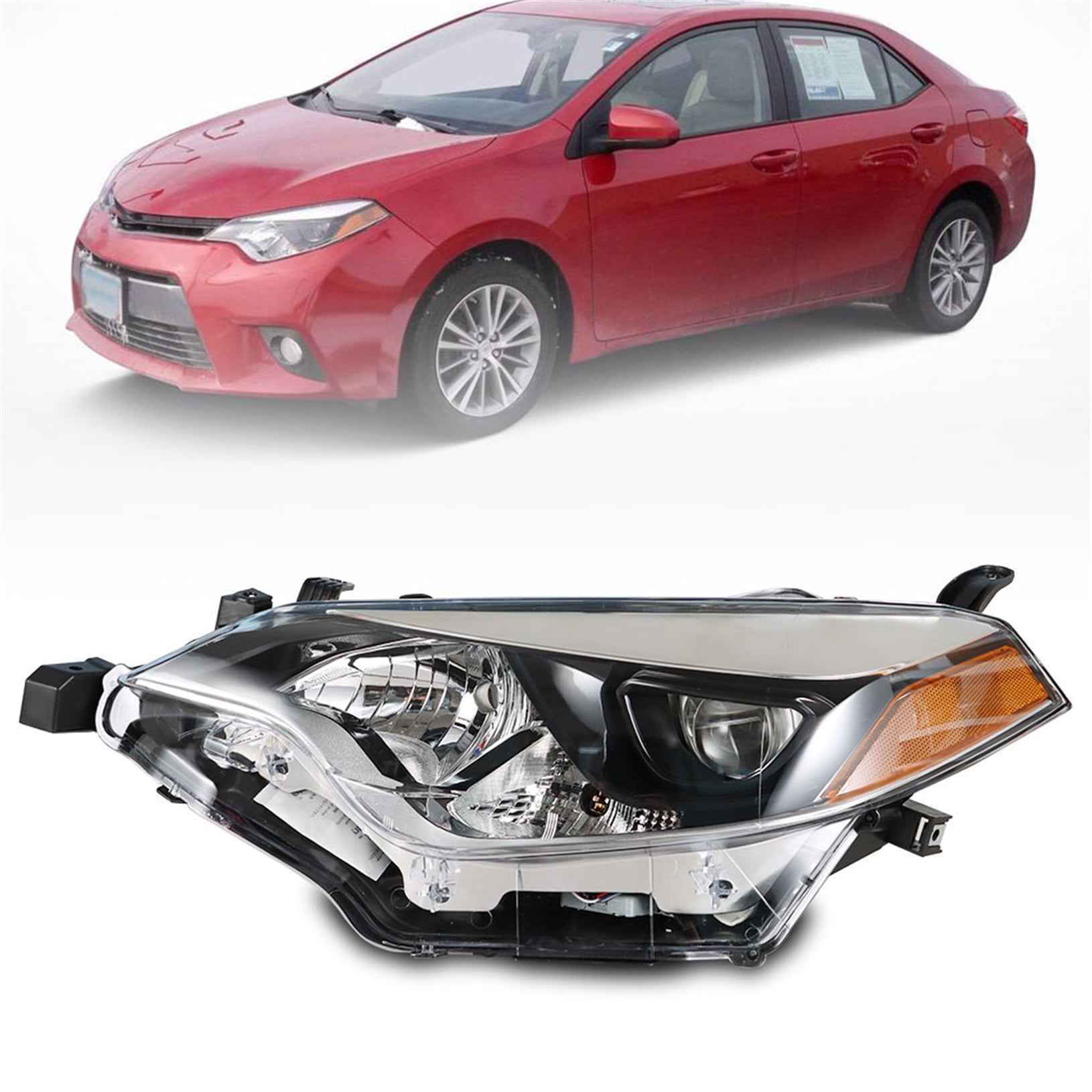 Genrics Headlight Assembly Replacement for 2014 2015 2016 Toyota ...