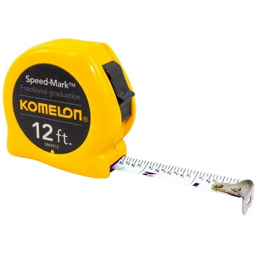Komelon SM5425 25ft Speedmark Gripper Tape Measure - Walmart.com