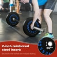 FlexWave Olympic Rubber Bumper Plates Set, 2-Inch Weight Plates, 20LB ...