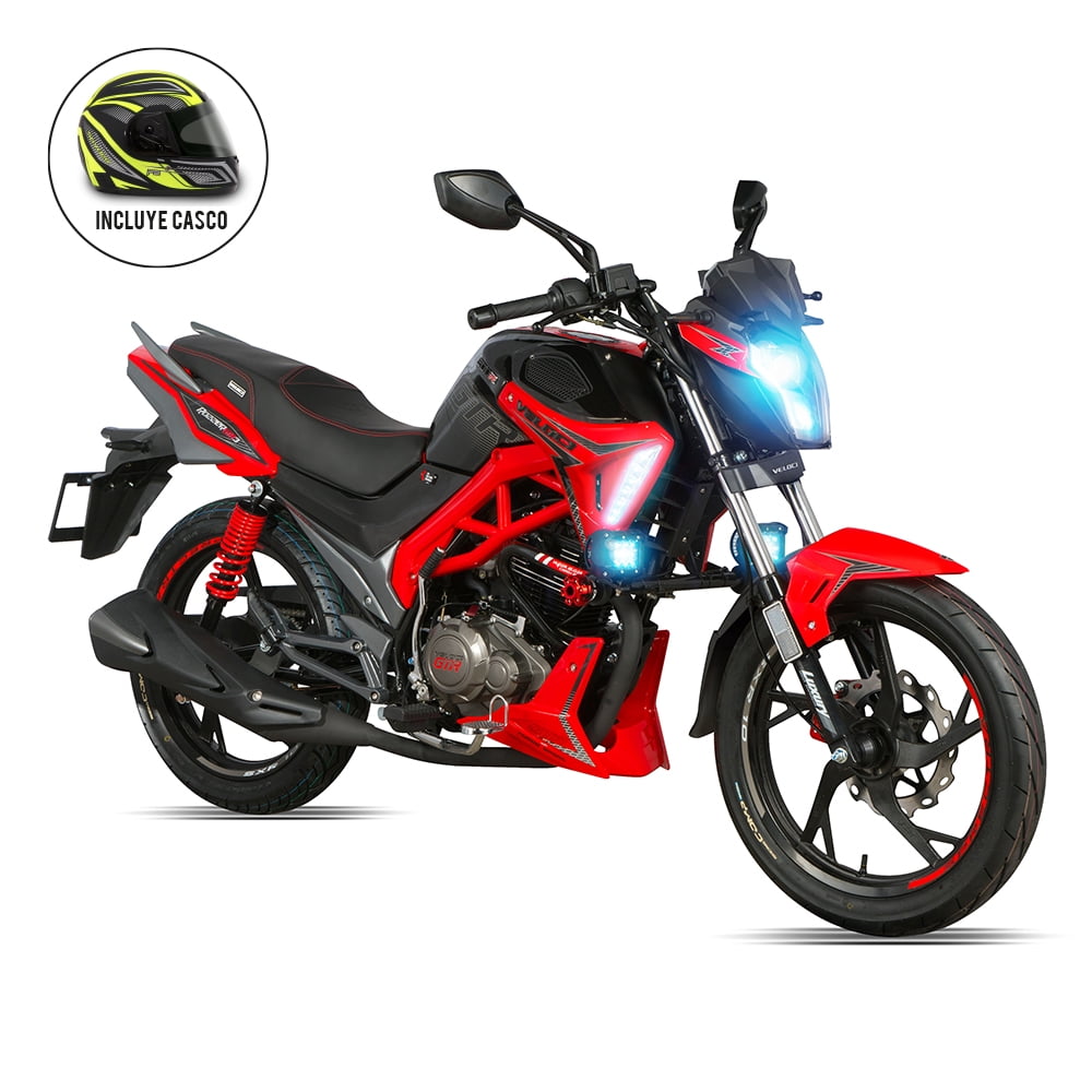 Motocicleta Veloci Razzer GTR3 200cc 2024 Rojo Metalizado | Bodega Aurrera en línea