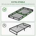 5 Inch Bed Frame Round Corner Low Platform Bed Frames 3000 LBS Slats ...
