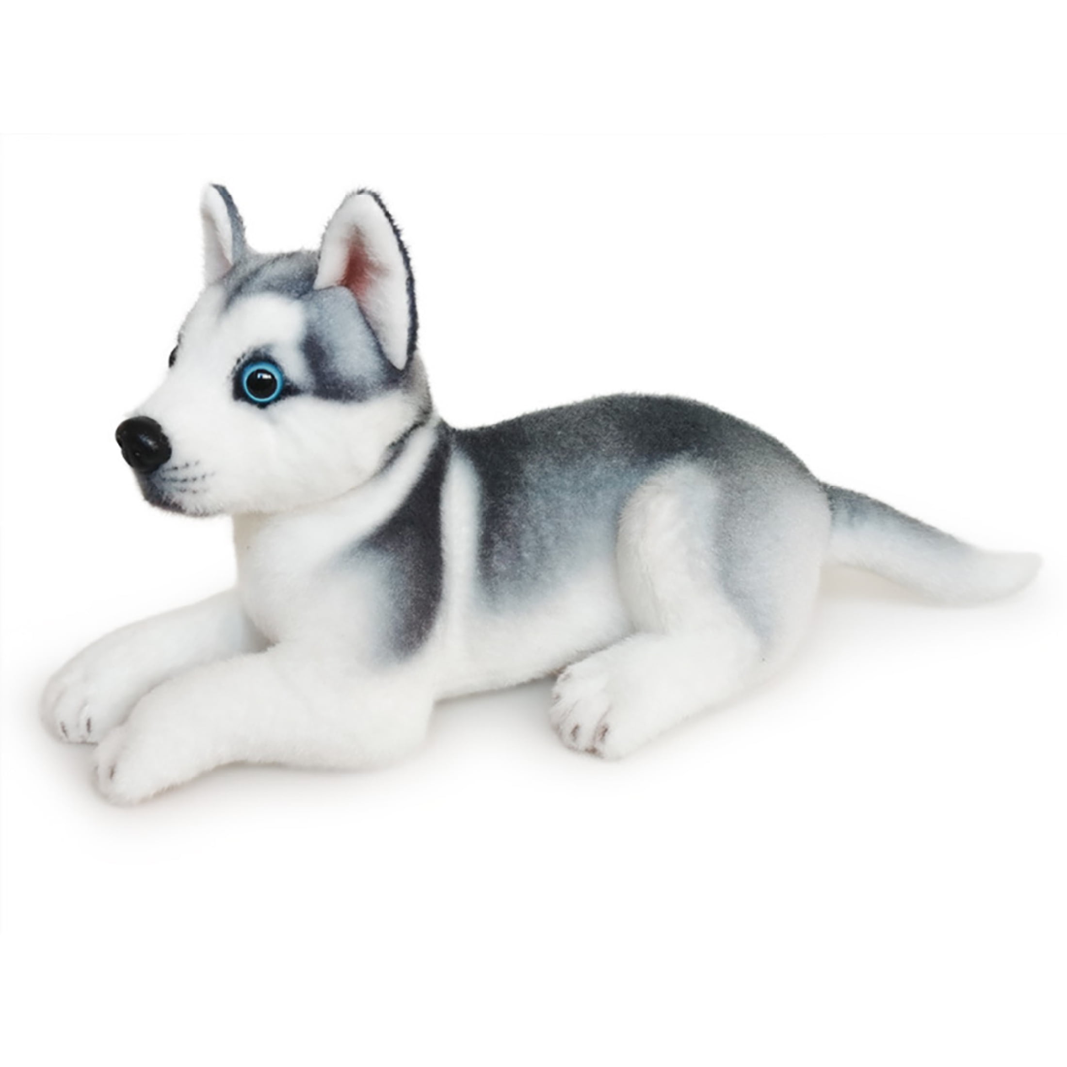 Surakey Dog Dolls Decoration Simulated Husky Dog Stuffed Animal Plush ...