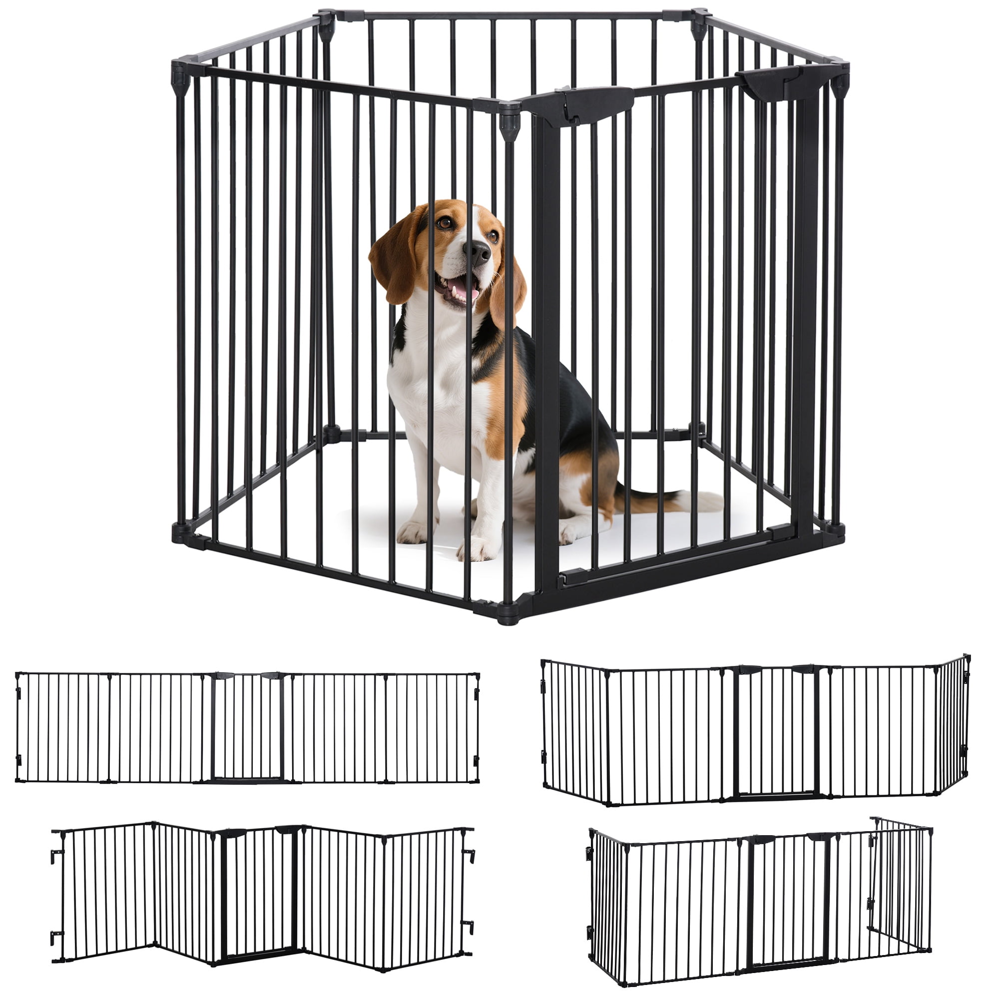 Click here for Pawhut Dog Playpen Indoor For Small Medium Dogs Wi... prices