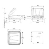 RV Roof Window Aluminum Alloy Camper Van Roof Window Caravan Top Window ...
