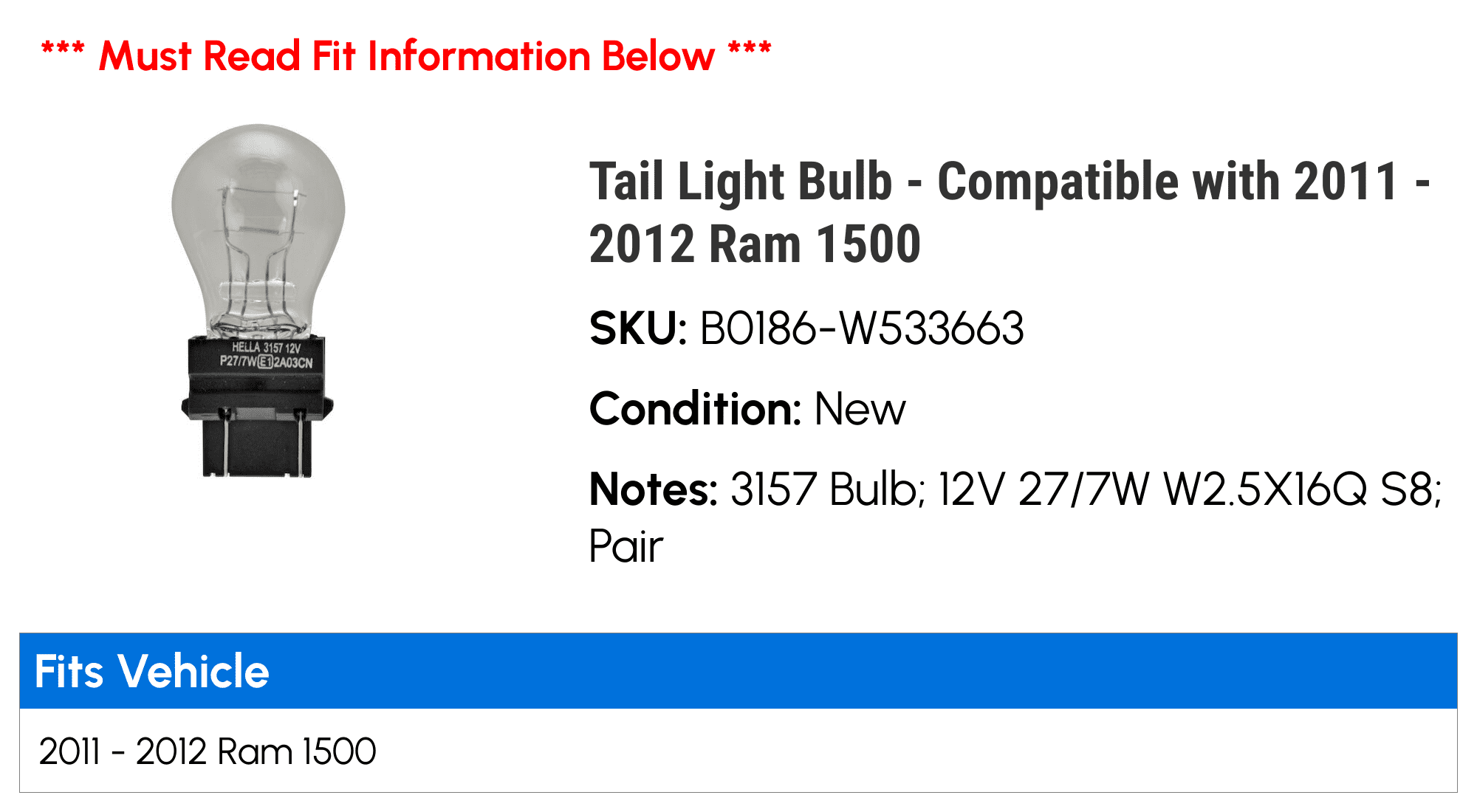 2012 ram 1500 tail light bulb store