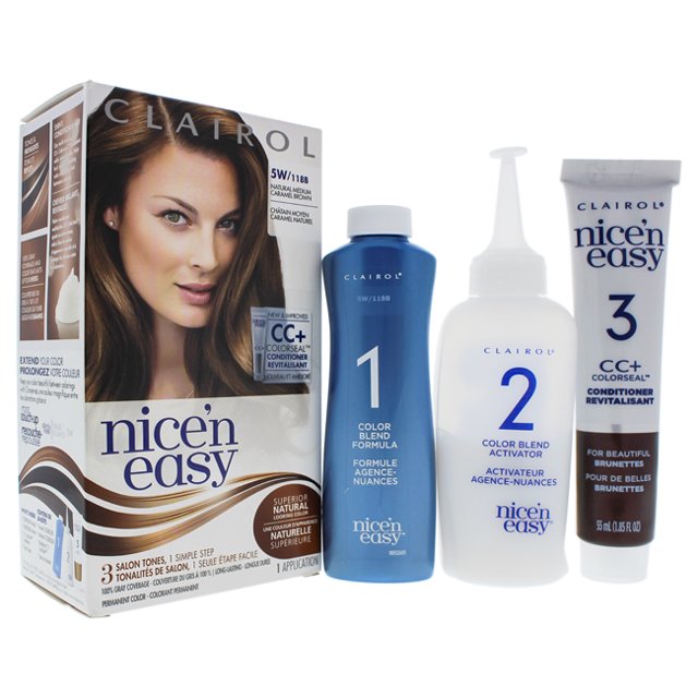 Nice n Easy Coloration Permanente - 5W Brun Moka Moyen par Clairol pour ...
