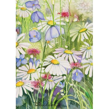 Toland Home Garden Potted Welcome Flower Spring Flag Double Sided 12x18 ...