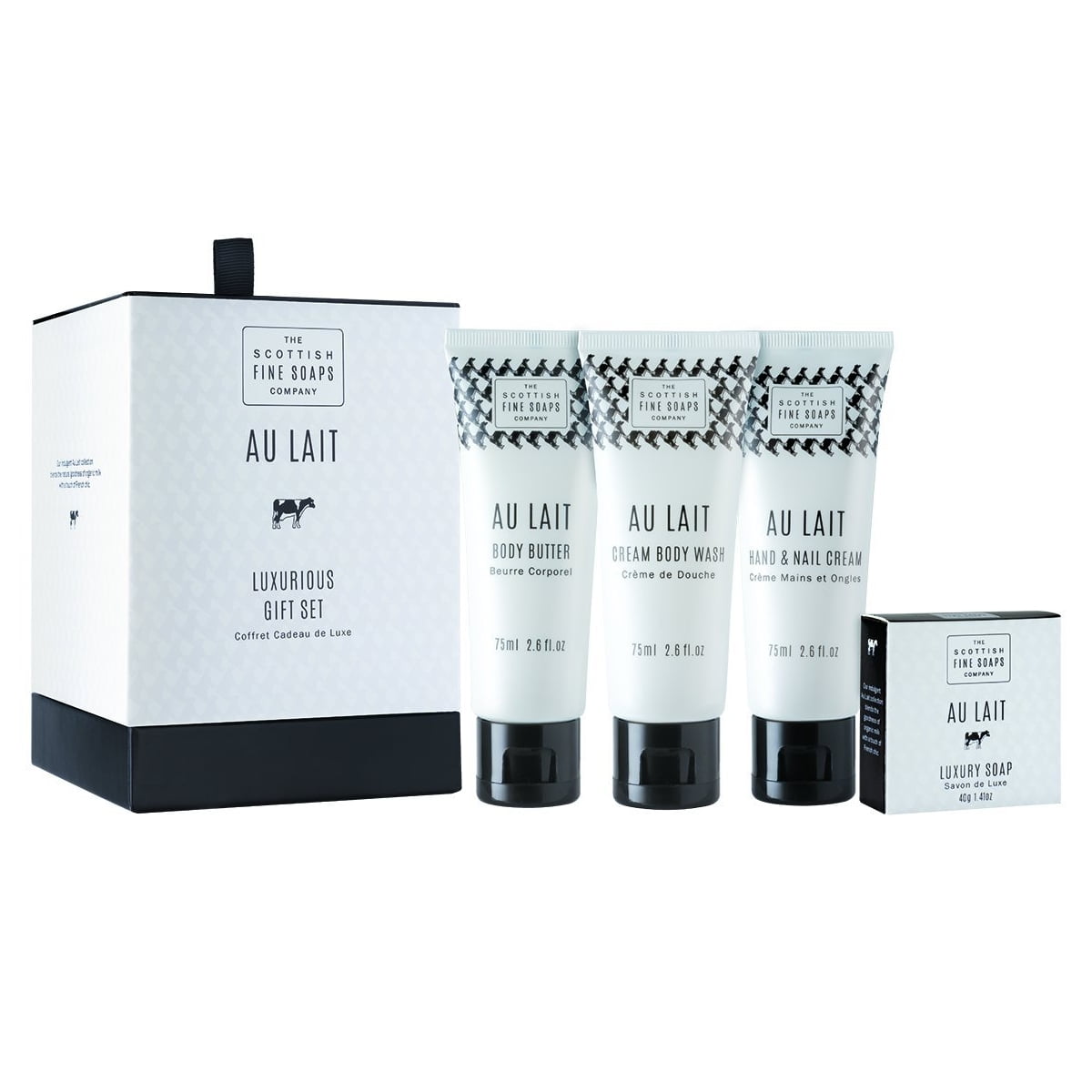 Scottish Fine Soaps Au Lait Luxurious Gift Set - Walmart.com