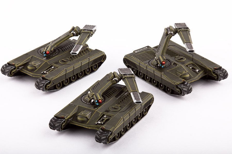 Dropzone Commander UCM Sabre Main Battle Tanks (3) by Hawk Wargames DZC ...