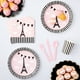 144 Piece Paris Birthday Party Decorations with Plates, Napkins, Cups ...
