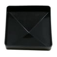 4X4 (True) (100mm) Fence Post Plastic Pyramid Post Cap For A Post Black ...