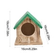 Bird Feeders Outdoor, Bird House Frame Wooden Bird Nests Courtyard ...