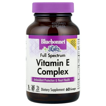 Bluebonnet Nutrition High Gamma Natural Vitamin E Complex, Vegetarian Licaps, 30 Ct - Walmart.com