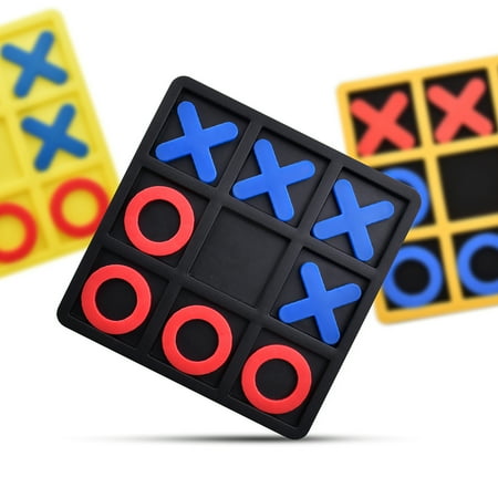 Noughts and Crosses Game Toy Plastic Puzzling Board Game Toy ...