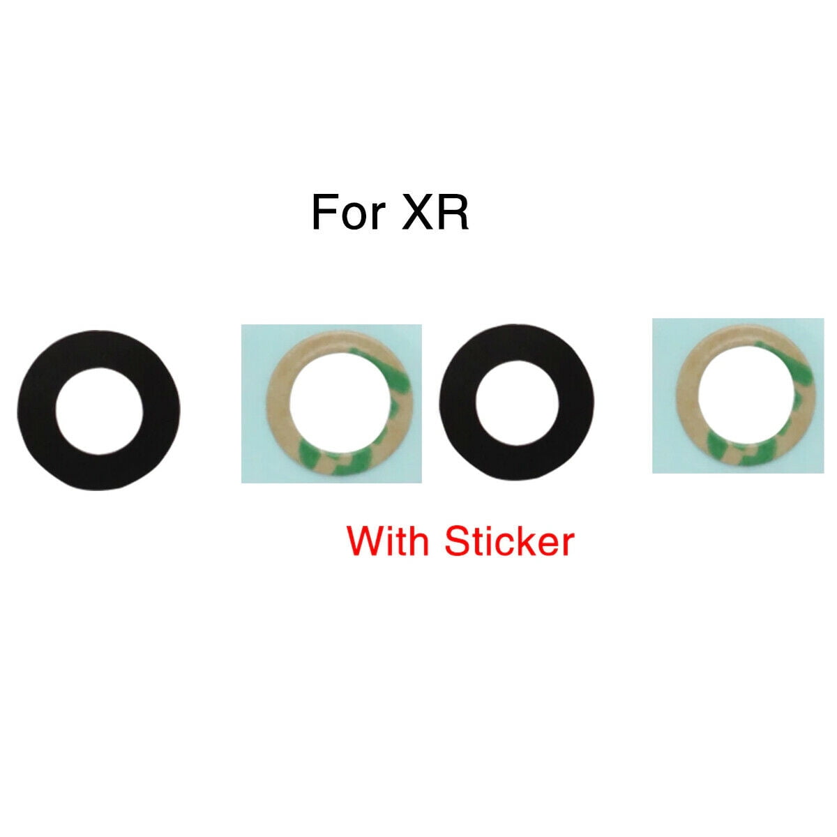 Rear Back Camera Lens Cover 3M Sticker For iPhone 6S 7 8 Plus X XR XS ...