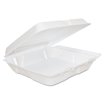 Dart Large 3-Compartment White Foam Carryout Food Container - Walmart.com