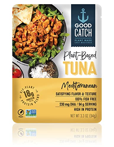 Good Catch, Fish-Free Tuna, Mediterranean, 3.3 oz | Pack of 12 ...