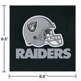 Oakland Raiders Paper Napkins, 48 Count for 24 Guests - Walmart.com