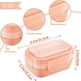 Lunch Box Rectangular Microwave Safe Leak Proof Sealed Portable ...