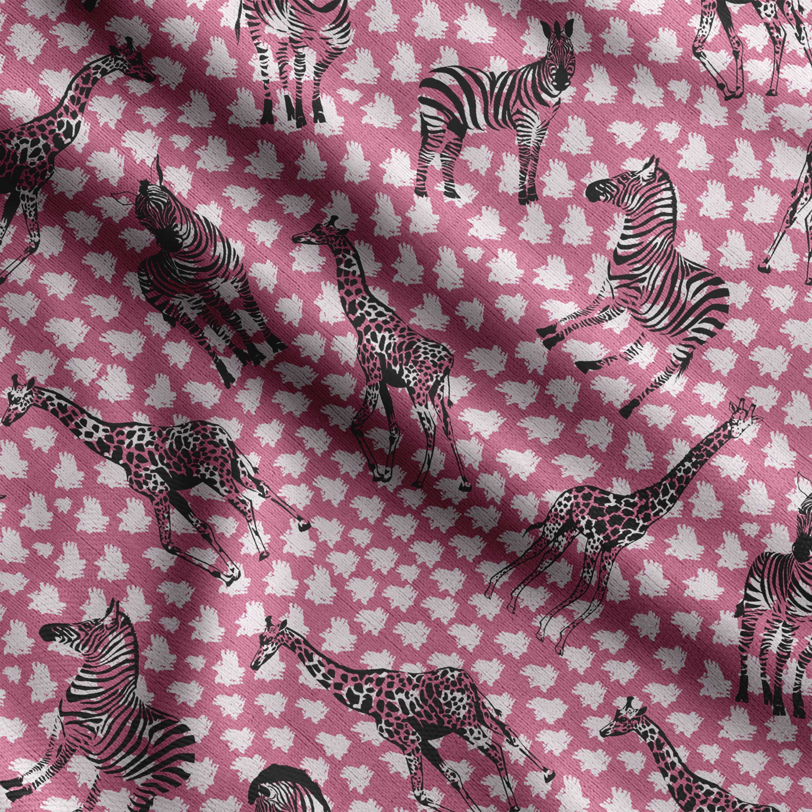 Soimoi Animals Print,Cotton Cambric, Quilting Fabric Sold by The Yard ...
