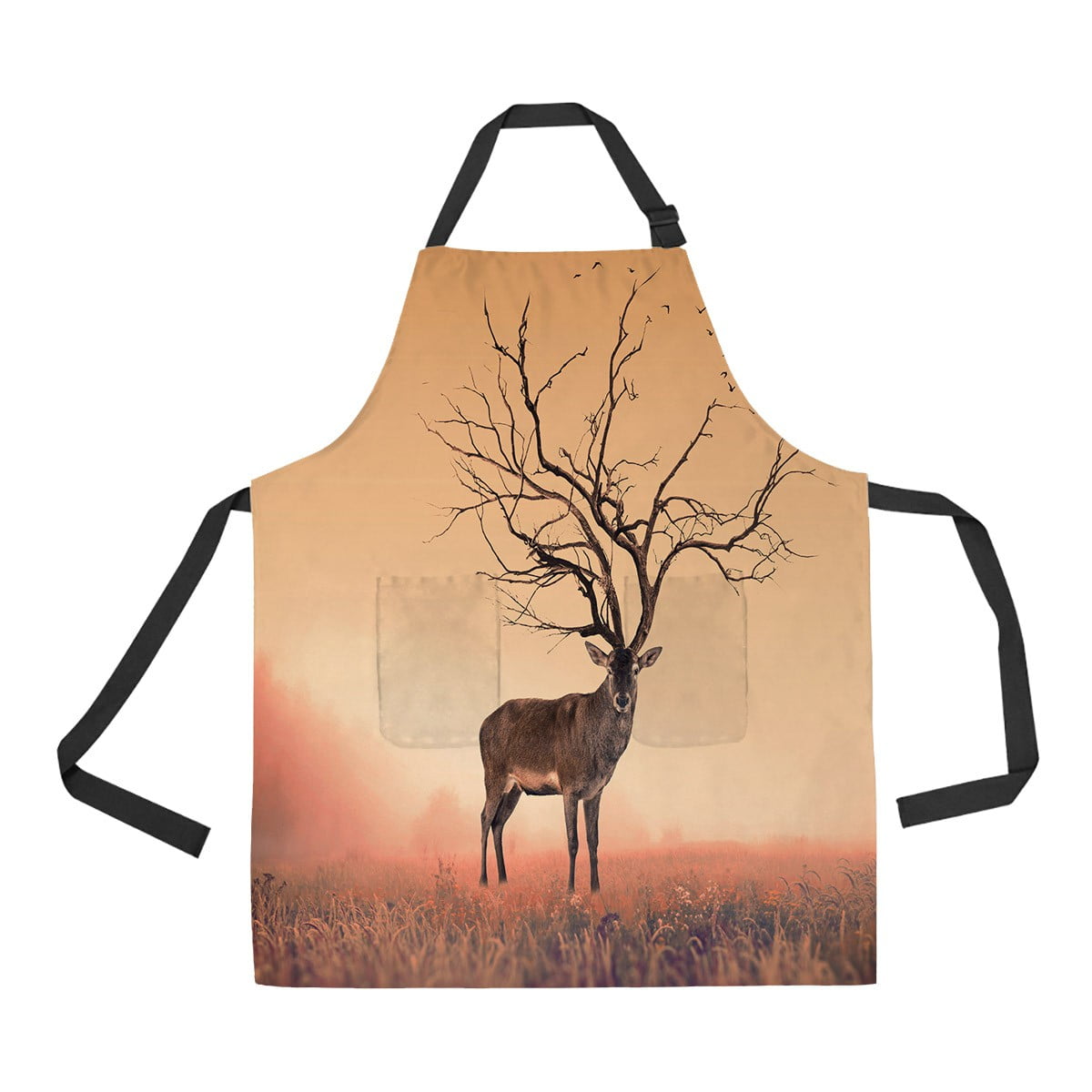 ABPHQTO Conceptual Deer Stag Dry Tree As Red Deer Stag Apron Home ...