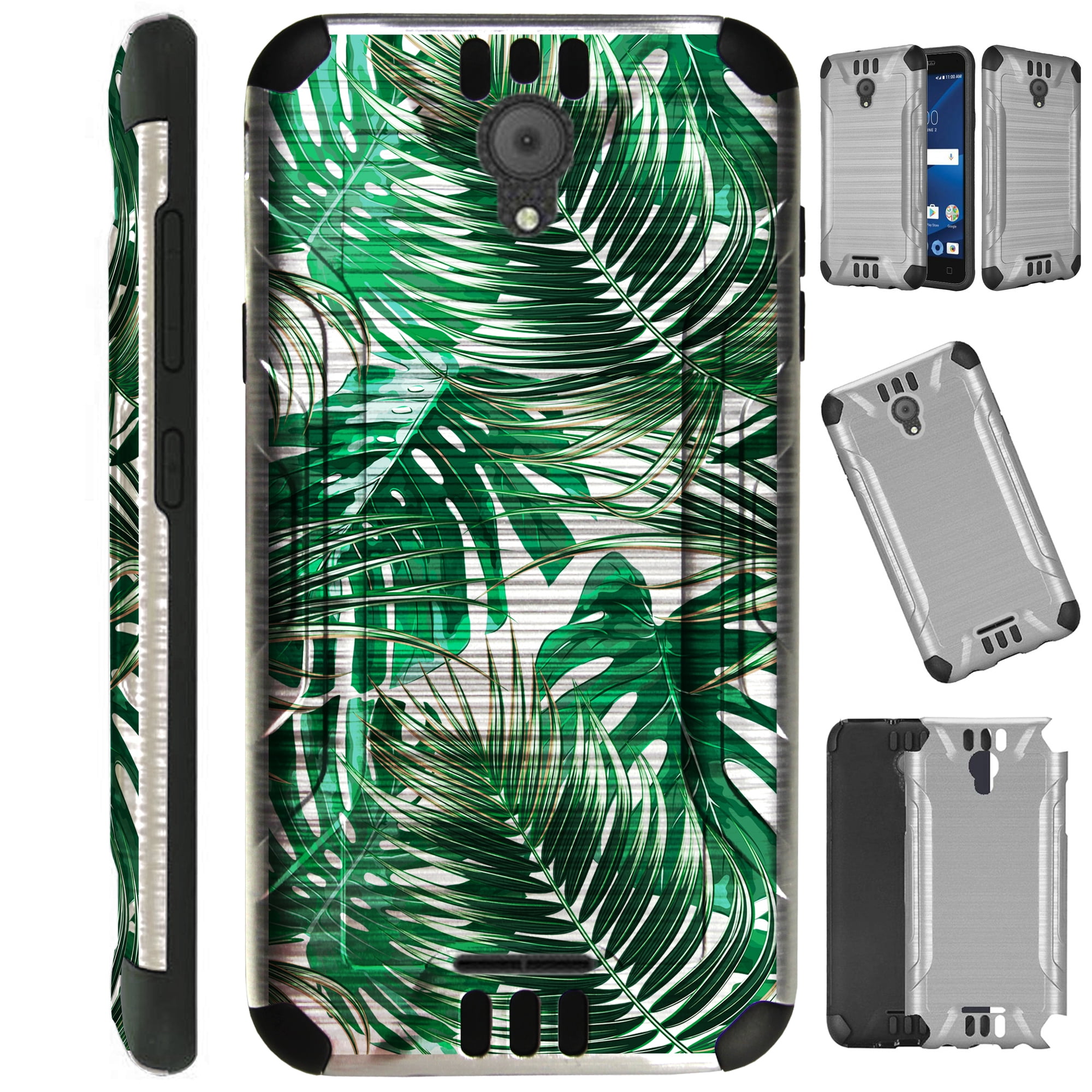 WORLD ACC Silver Guard Compatible with Cricket Icon | AT&T Radiant Core ...