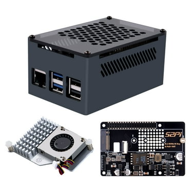 52Pi Raspberry Pi 5 Case, ABS Case with Armor Lite V5 Heatsink Fan for ...