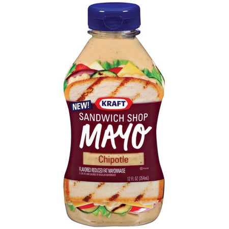 Kraft Mayo: Sandwich Shop Chipotle Mayonnaise, 12 Oz - Walmart.com