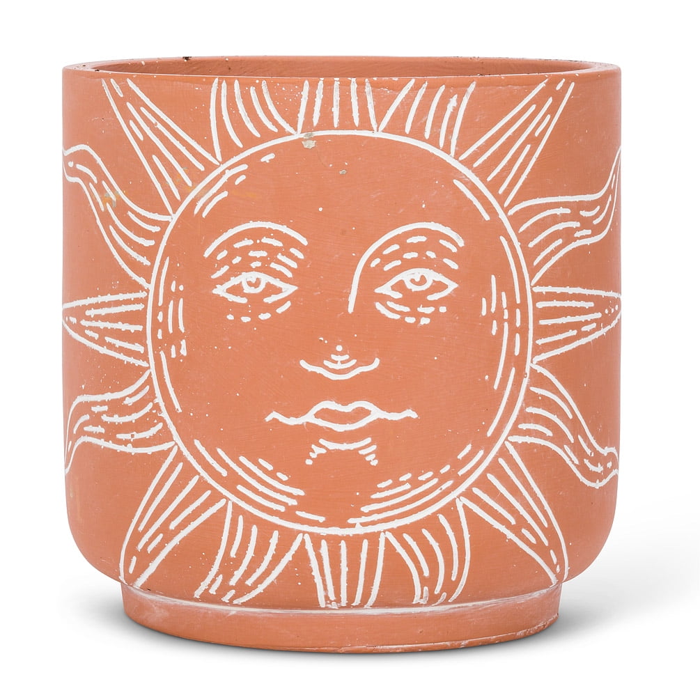 Set of 1 Large Sun Face Planter - Walmart.com