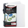 Innovera Cd/dvd Three-ring Refillable Binder, Holds 90 Discs, Midnight Blue/clear - Walmart.com