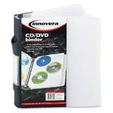 Innovera Cd/dvd Three-ring Refillable Binder, Holds 90 Discs, Midnight Blue/clear - Walmart.com