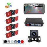 12V 16.5mm 4 Probe Car Parking Sensor Kit Reverse Backup Radar Sound ...
