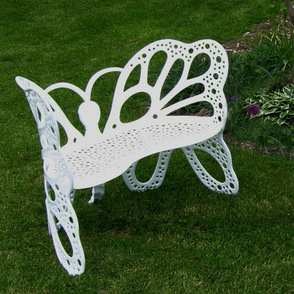Outdoor Butterfly Bench