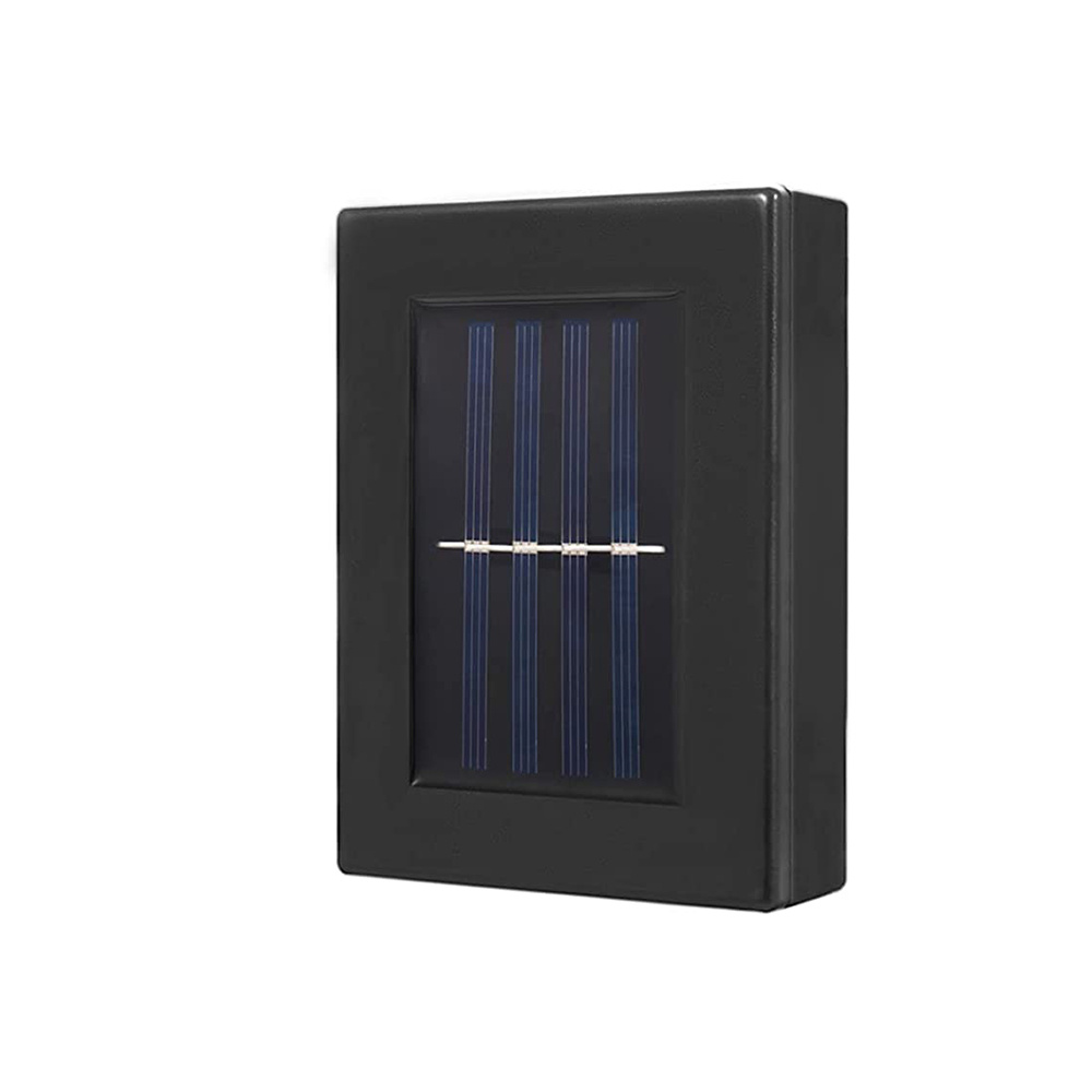 Solar Wall Light,Landscape Light 4 LEDs Up and Down Light Source(4 Pack ...