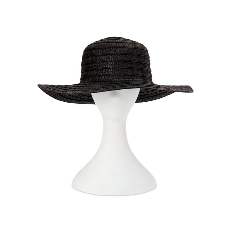 Black Floppy Sun Hat