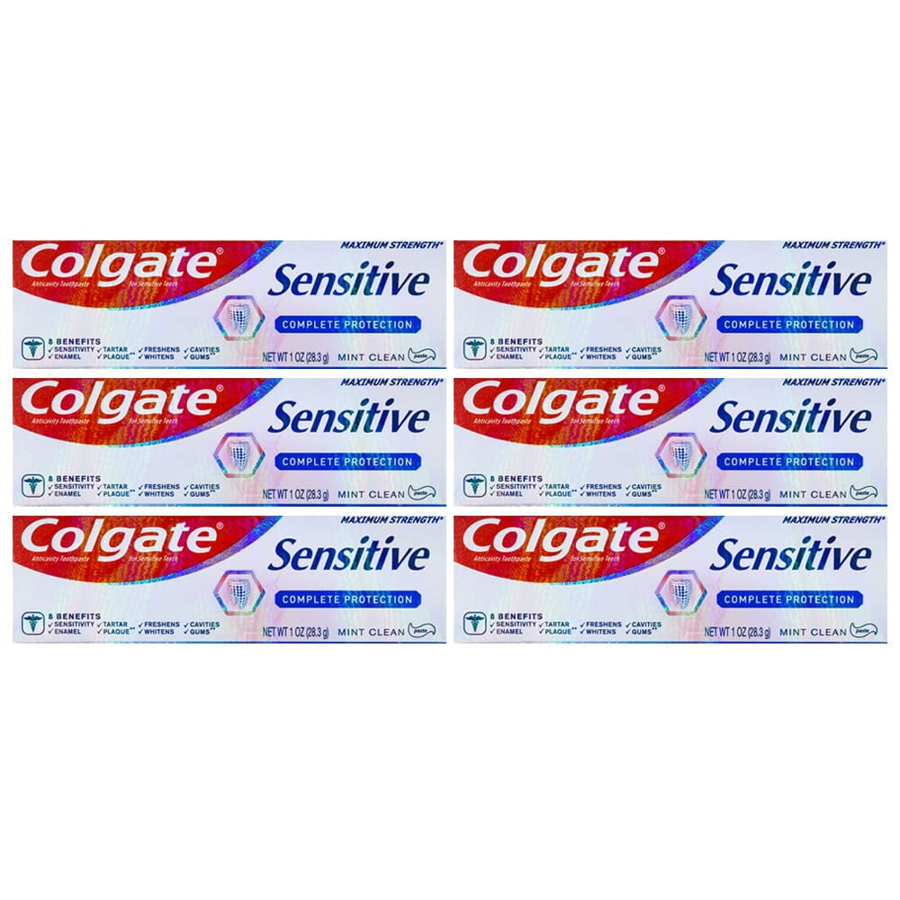 Colgate Sensitive Complete Protection Toothpaste, Maximum Strength ...