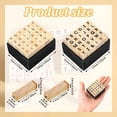 CCOCC 60Pcs Small Wooden Letter Stamps,Alphabet Letter Wood Rubber ...