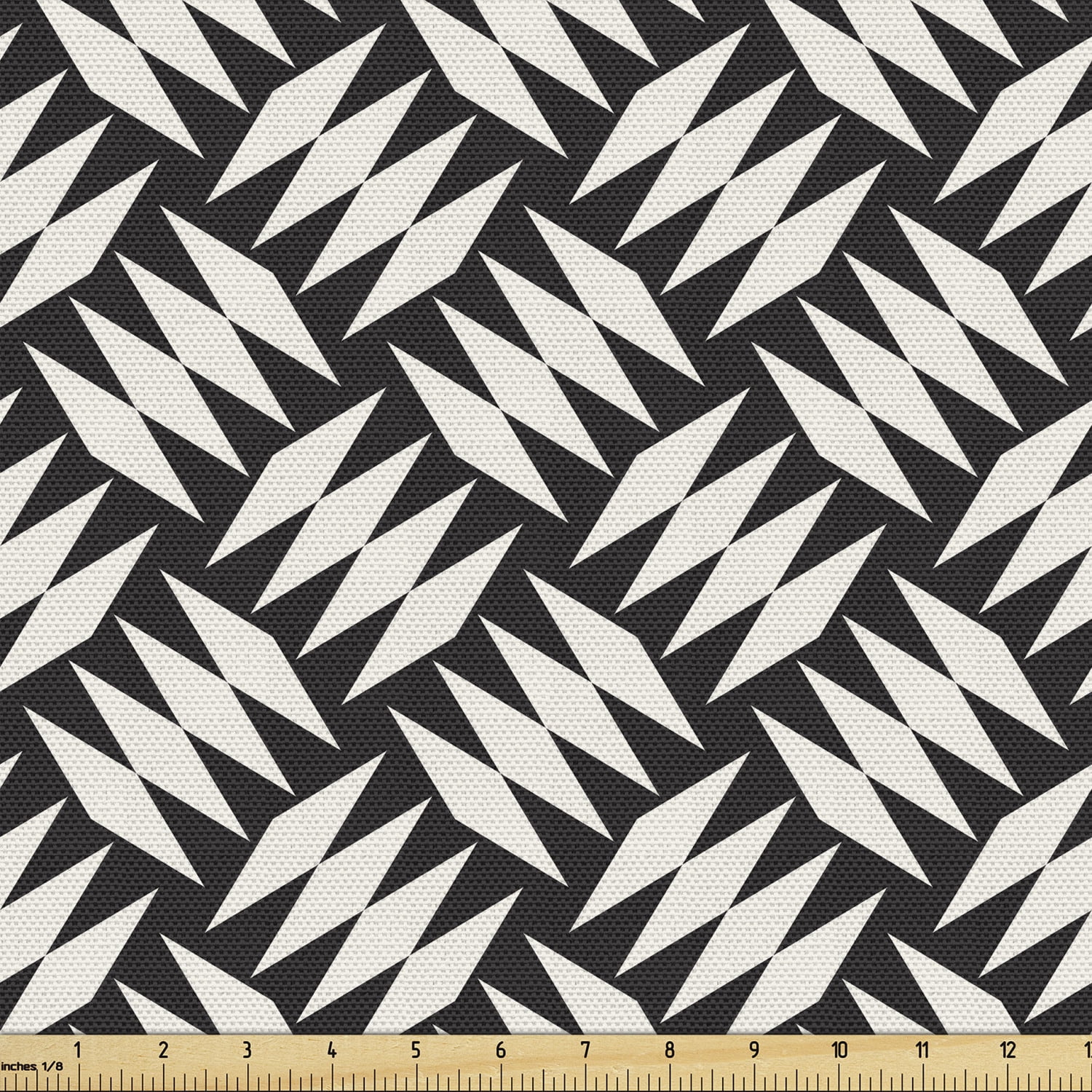 Lattice Upholstery Fabric by the Yard, Diagonally Aligned Adjacent ...