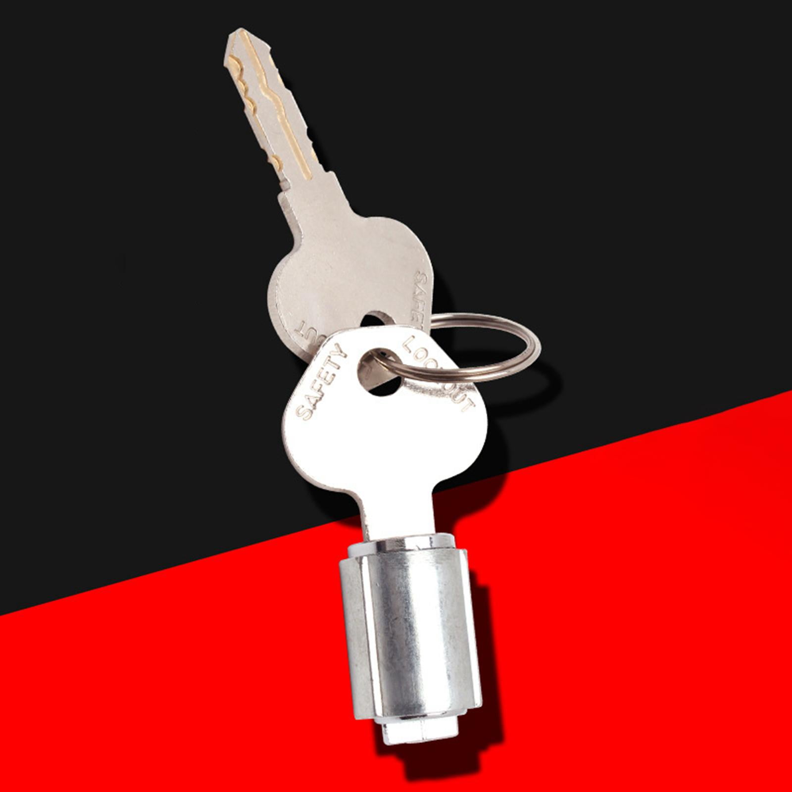 Cylinder Lock with 2 Keys Important files and Drawers Cabinet Lock with ...
