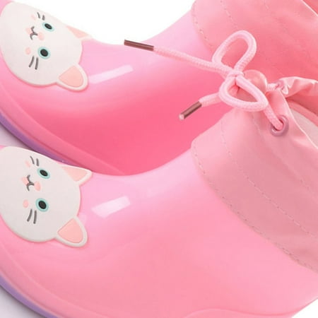 LIVEYOUNG Cat tail Rain Boots for Children Kids Infant kids Rainboots ...