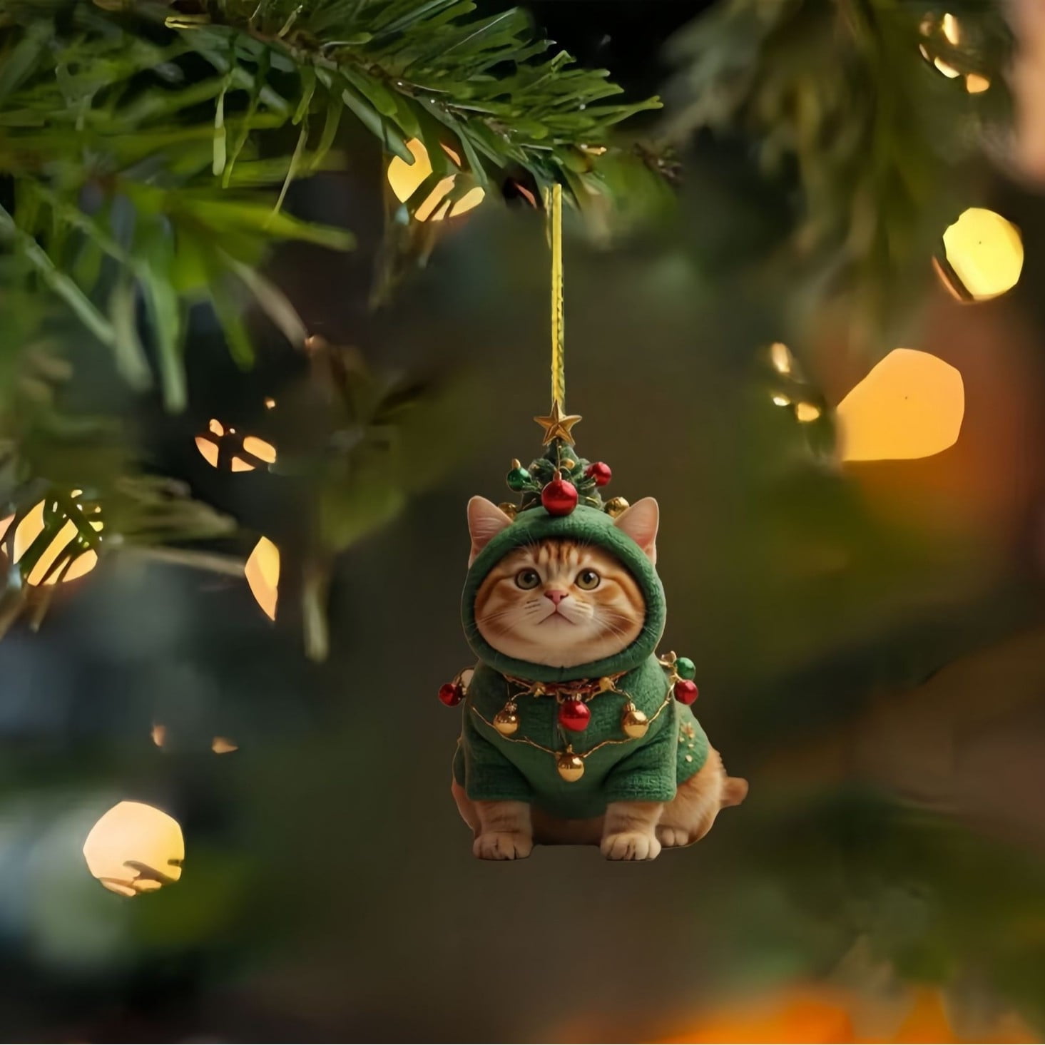Click here for Qipopiq Christmas Cat Tree Ornaments Shatterproof... prices