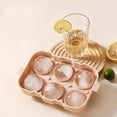 1-Pack Silicone Ice Cube Trays, Ice Sphere Mold with Lid, Bpa-Free ...