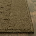 Mainstays Dylan Solid Diamond Olefin Brown Indoor Rug Set, 3-Piece ...