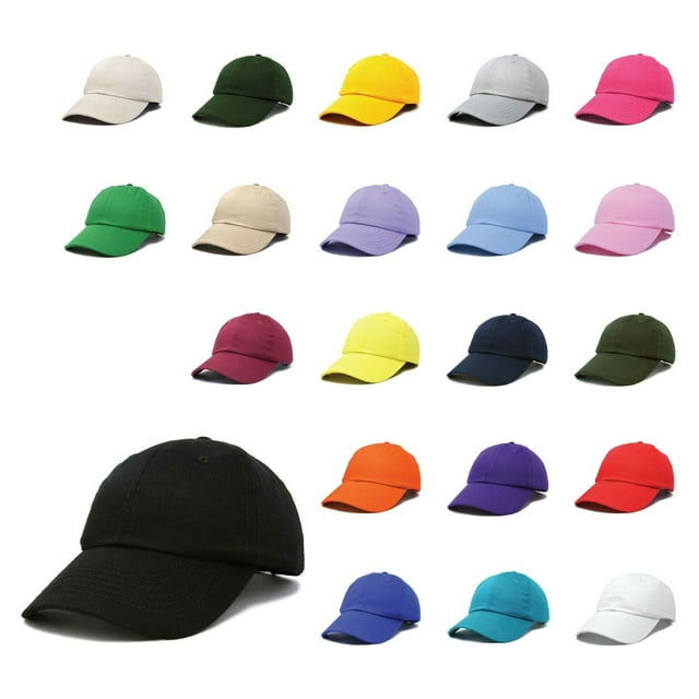 Baseball Cap, Unisex Full Solid Classic Adjustable Plain Hat Baseball ...
